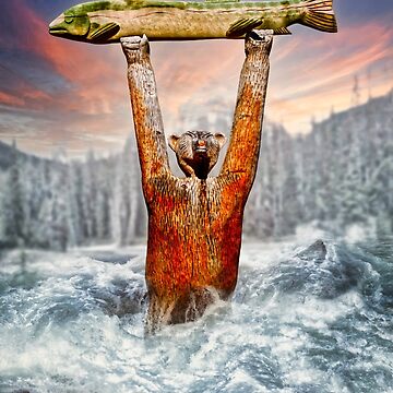 "Victorious Bear" Poster for Sale by Alex Preiss | Redbubble