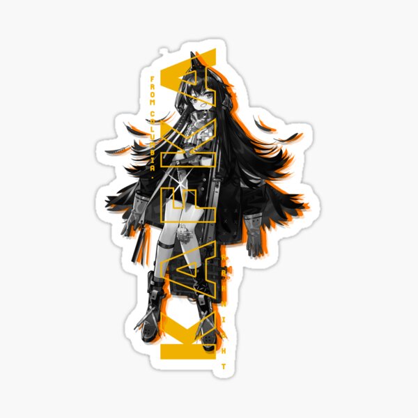 "ARKN1GHTS - Kafka Arknights Operator from Columbia" Sticker for Sale ...