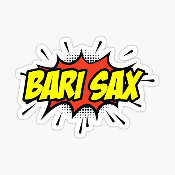 "Baritone Sax Players" Sticker by 2djazz | Redbubble