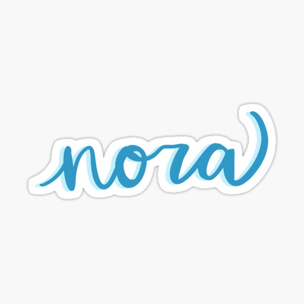 "Nora" Sticker for Sale by stapletonabby | Redbubble