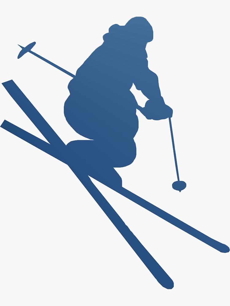 "SKI " Sticker by Lotacats | Redbubble