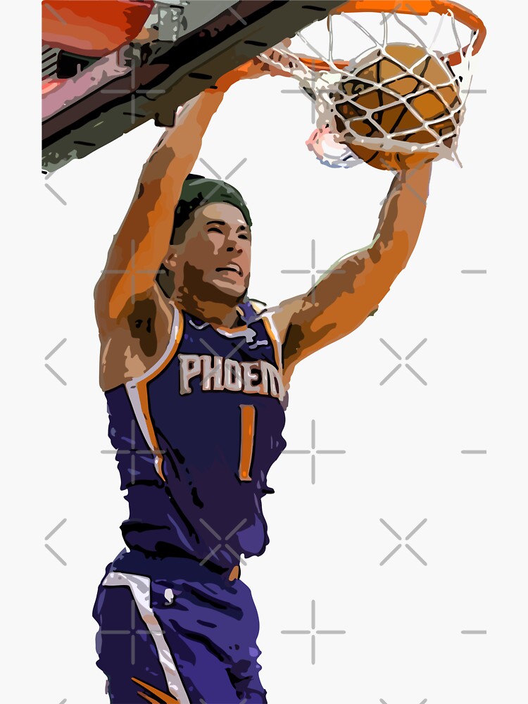 "Devin booker" Sticker by raffrasta | Redbubble