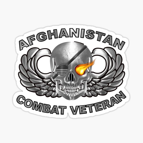 " Afghanistan Combat Veteran" Sticker for Sale by SoldierAlways | Redbubble