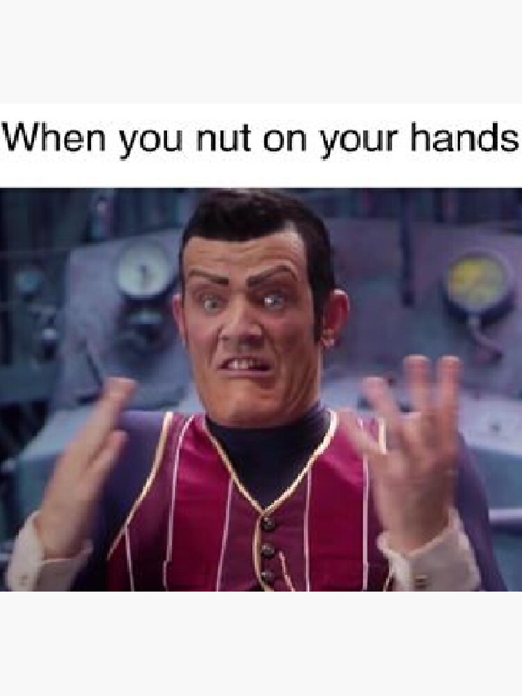 "Robbie Rotten - Nut Meme" Sticker for Sale by PenstareOutlet | Redbubble