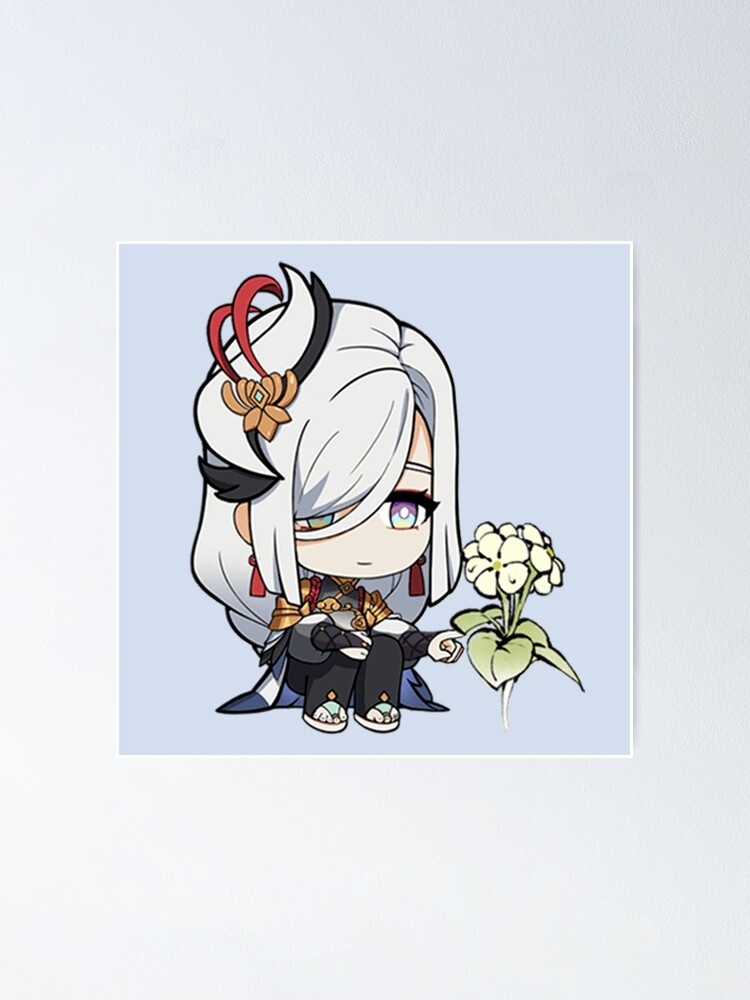 "Chibi Shenhe - Genshin Impact" Poster von persephonexx | Redbubble