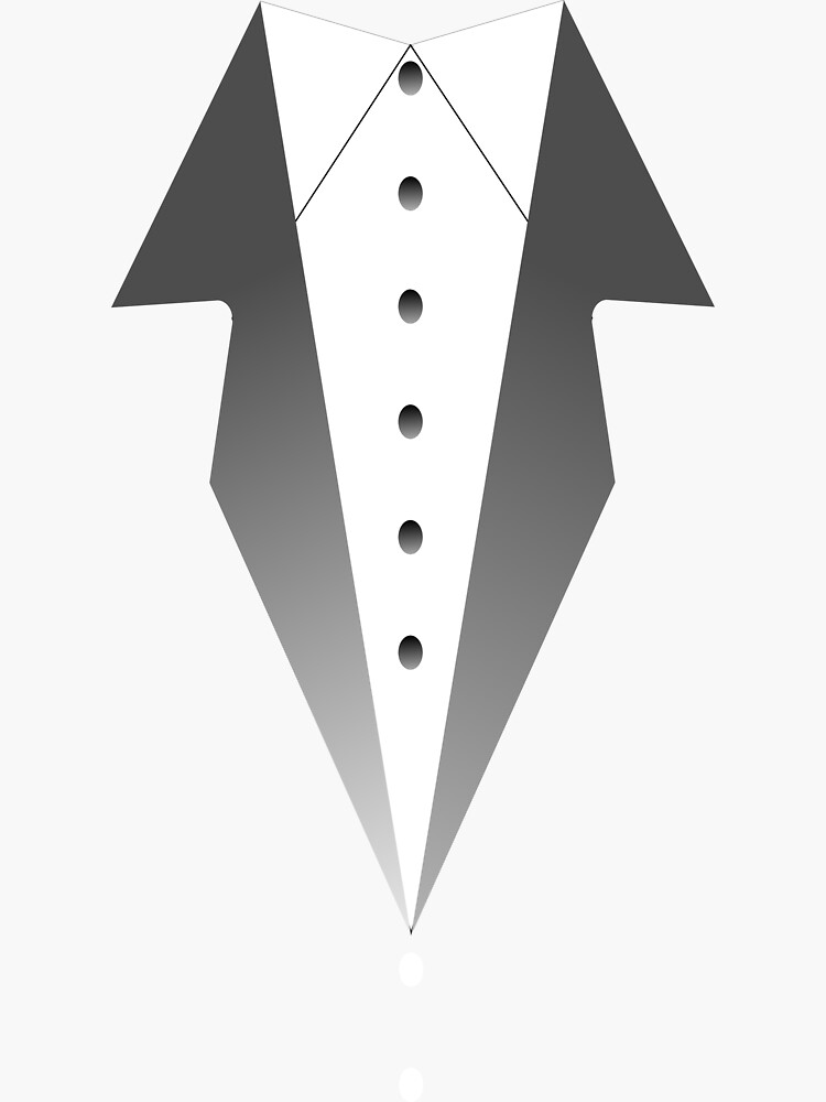 "Evening wear for men : funny formal suit" Sticker for Sale by SE ...