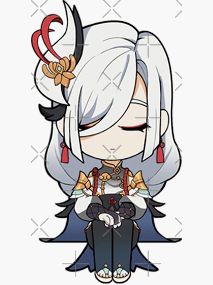 Sticker « Chibi Shenhe - Genshin Impact », par persephonexx | Redbubble