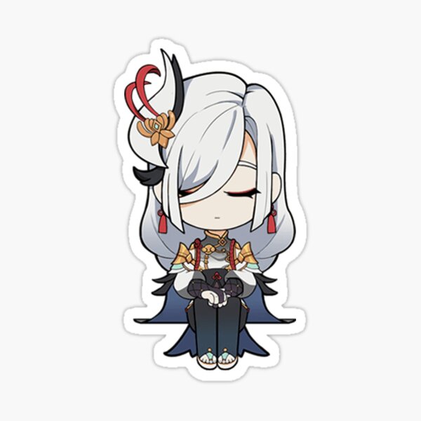 Sticker « Chibi Shenhe - Genshin Impact », par persephonexx | Redbubble