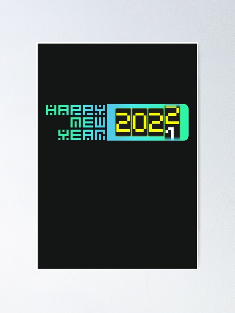 Póster «¡FELIZ AÑO 2022! - ¡Adiós 2021! ¡Hola 2022! - Café en verde» de ...