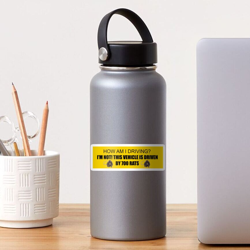 "RATS - Bumper Sticker" Sticker for Sale by FroggyGod | Redbubble