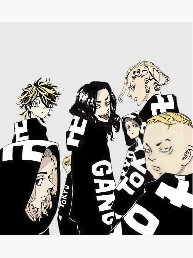 "tokyo gang" Sticker for Sale by animervd1 | Redbubble