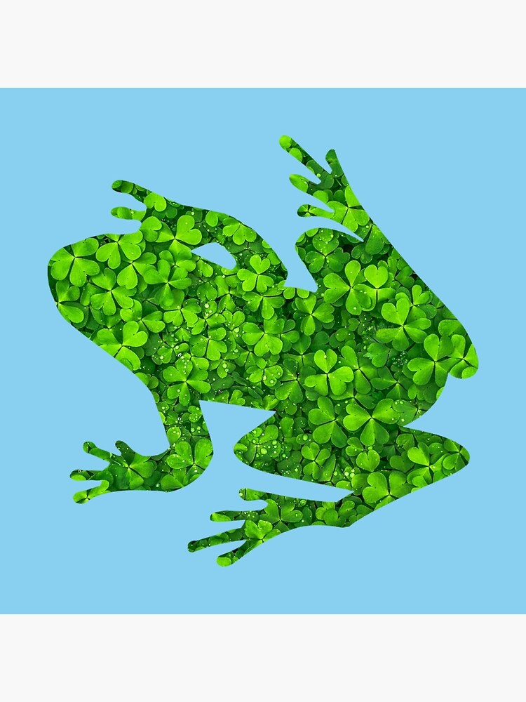 "Clover Frog" Poster for Sale by LuluWild | Redbubble