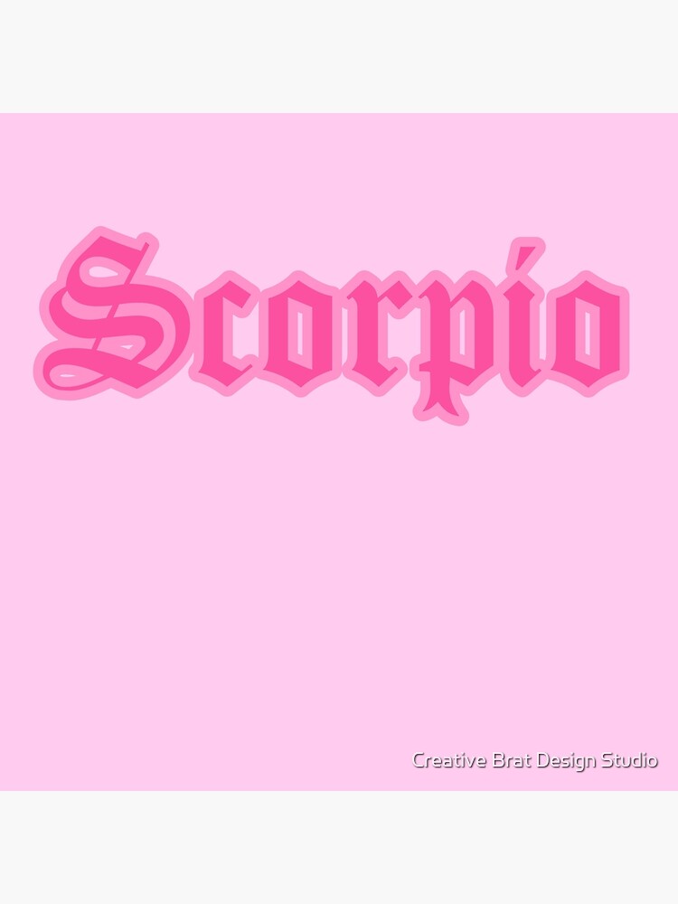 Scorpio Wallpaper Pink