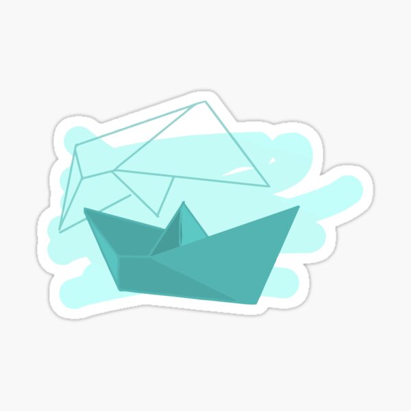 "Paper Boat | Vector Illustration" Sticker for Sale by ifavela | Redbubble