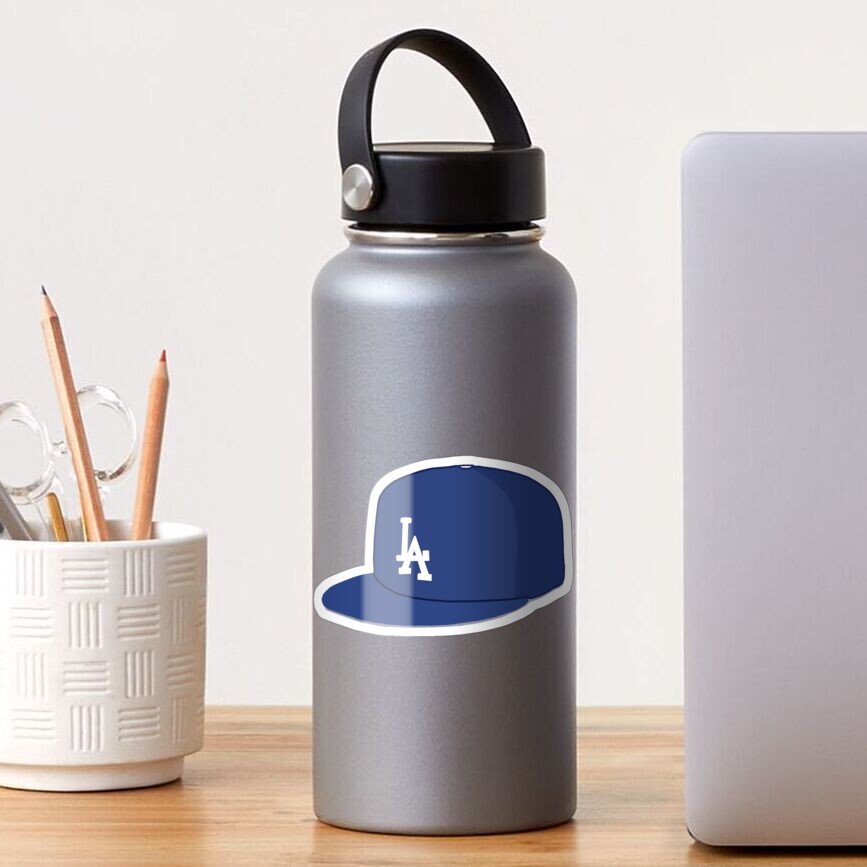 "Fitted hat (dark Blue)" Sticker for Sale by briannaday5 | Redbubble