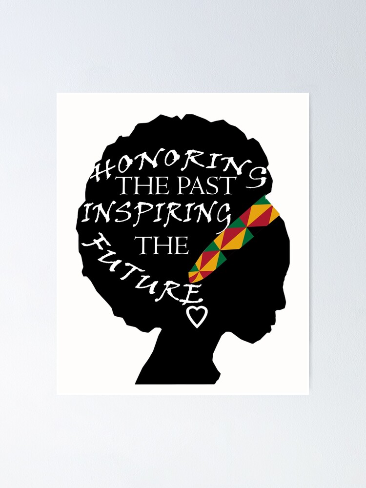"Black History Month African Women Graphic & Inspirational Quote ...