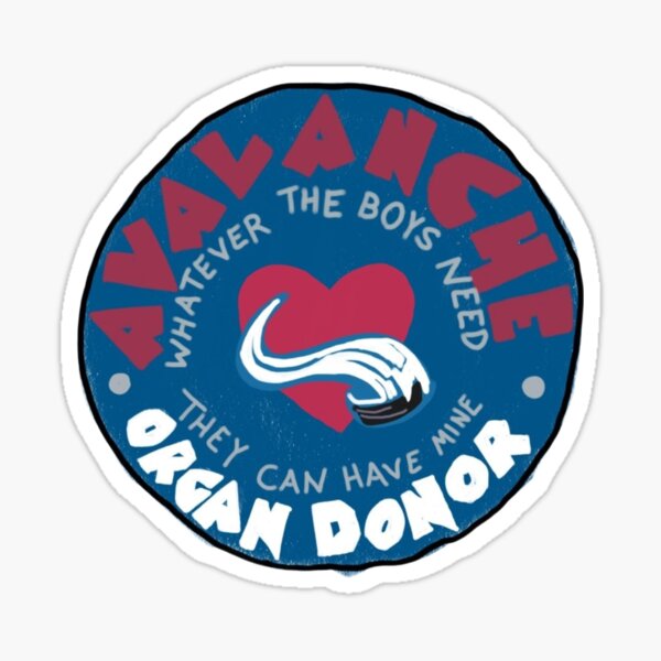 "Avs Organ Donor" Sticker for Sale by All-In-Art | Redbubble