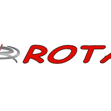 "'Genuine' ROTA Wheels Logo" Sticker for Sale by voletype | Redbubble