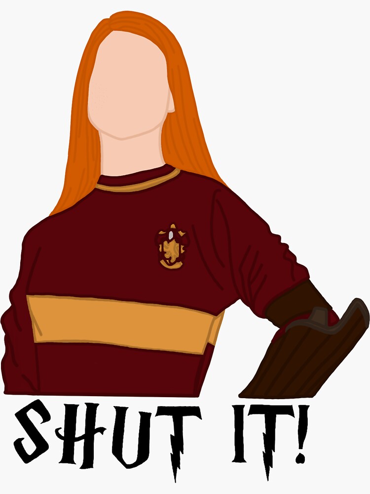 "Ginny Weasley" Sticker for Sale by sierrarafacz | Redbubble