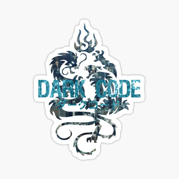 "DARK CODE brand logo" Sticker for Sale by RobPal | Redbubble