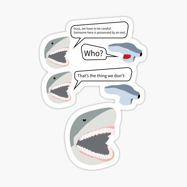 "Possessed By An Owl" Sticker for Sale by Meltey | Redbubble