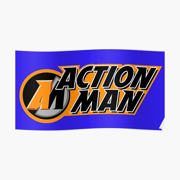"Action man" Poster for Sale by MikeBock | Redbubble