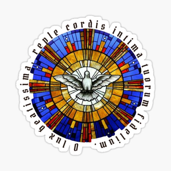 "Pentecost Holy Spirit Pentecoste" Sticker for Sale by ADMG | Redbubble