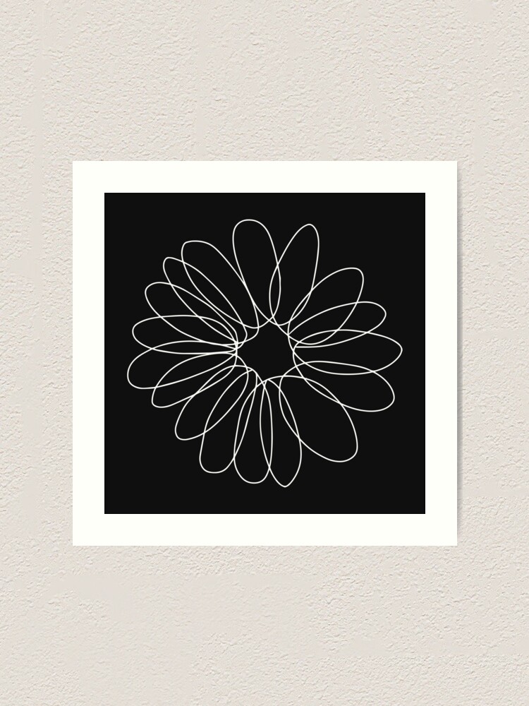 "DAISY FLOWER - Daisy One Line Art - White Daisy Single Line Art" Art ...
