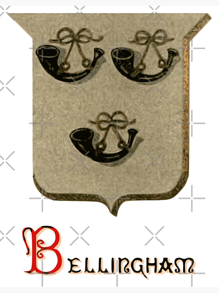 Pegatina «Escudo de armas de la familia Bellingham» de Heraldica ...