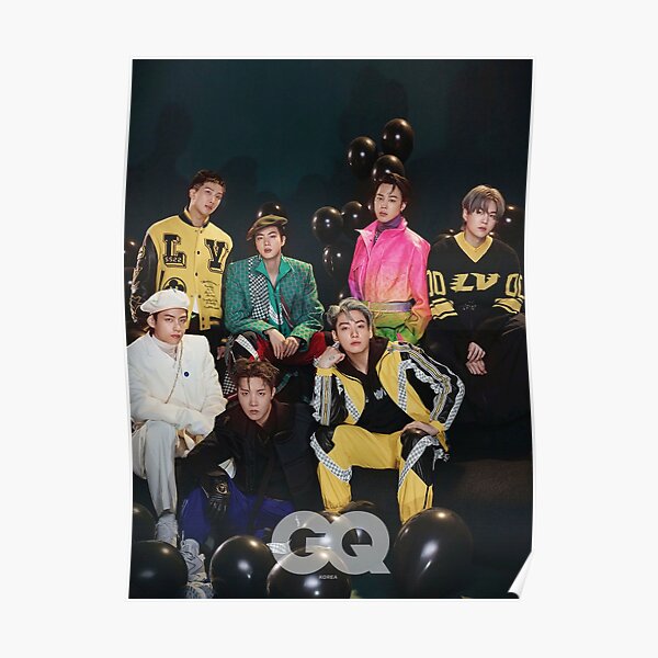 "BTS GQ" Poster by milkteea | Redbubble
