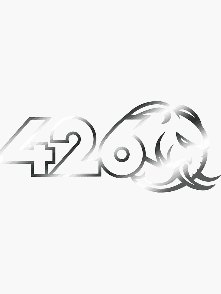 "426 Hemi Hellephant" Sticker by mahonadel | Redbubble