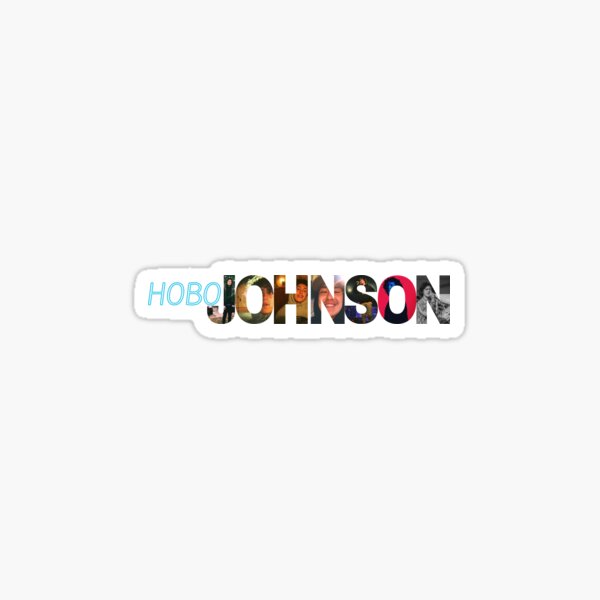 "hobo johnson essential t shirt | sticker" Sticker for Sale by ...