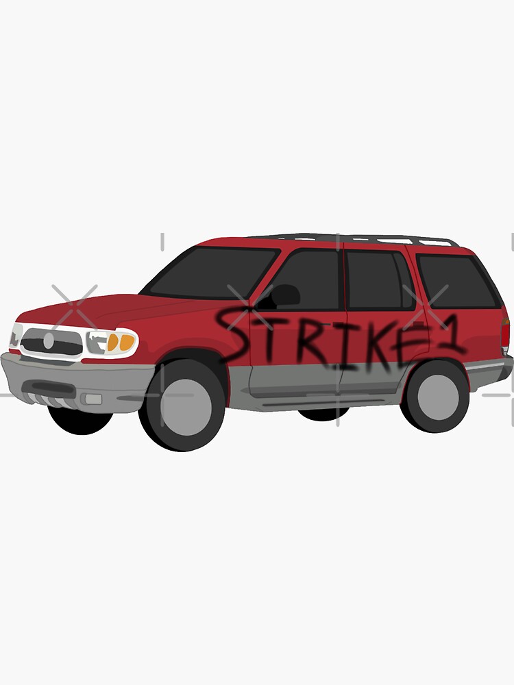 "Strike 1" Sticker for Sale by 863ArtandDesign | Redbubble