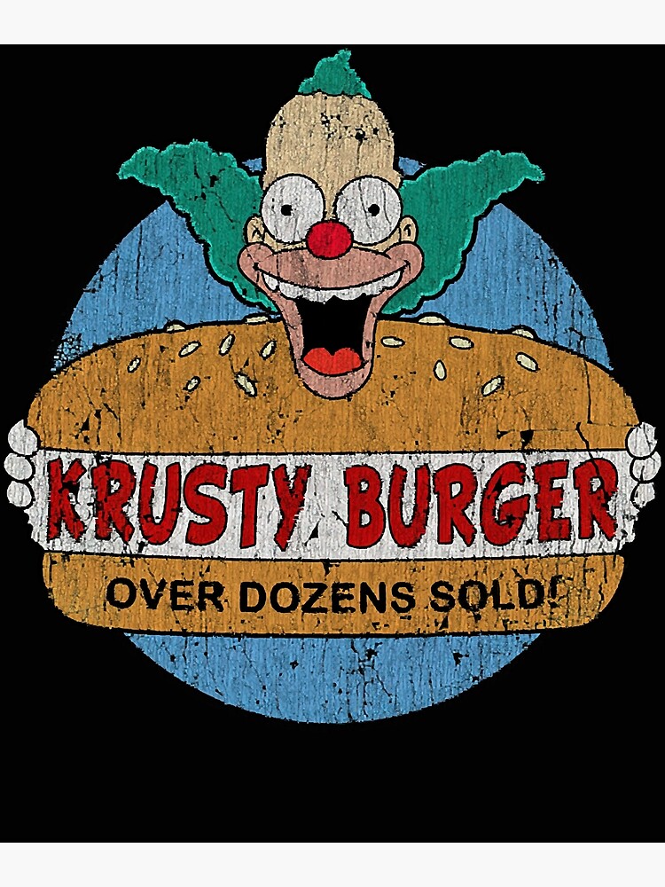 Lámina fotográfica «Krusty Burger Over Docenas Vendidas Essential T ...