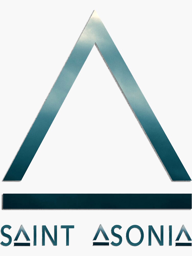 "Saint Asonia Logo" Sticker for Sale by jeromewhi | Redbubble