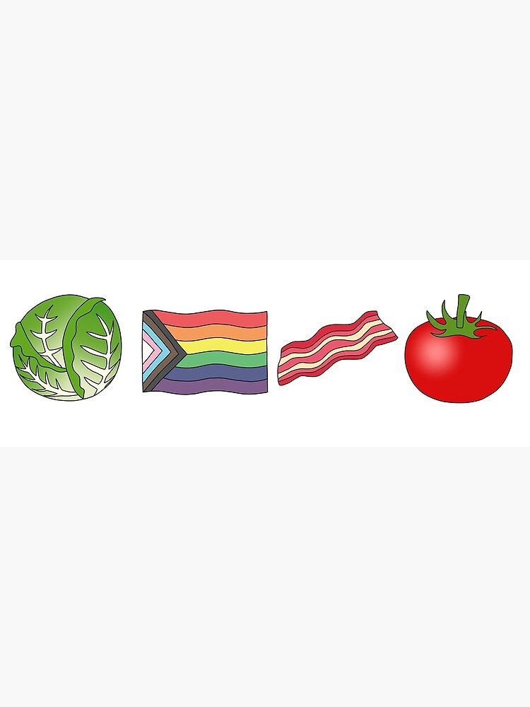 "LGBT BLT Emojis" Poster by thecaptainkay | Redbubble