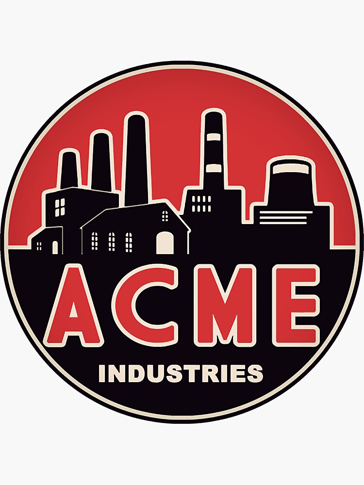 "Acme Industries Classic T-Shirt" Sticker for Sale by josegodinez68 ...