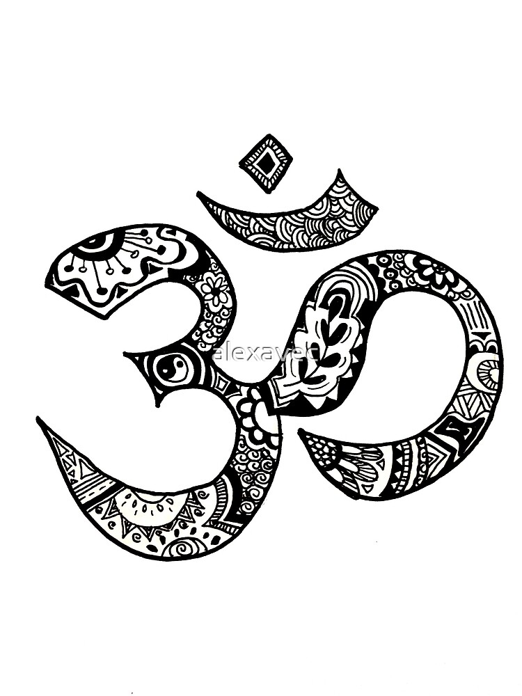 "Om Sign" by alexavec | Redbubble