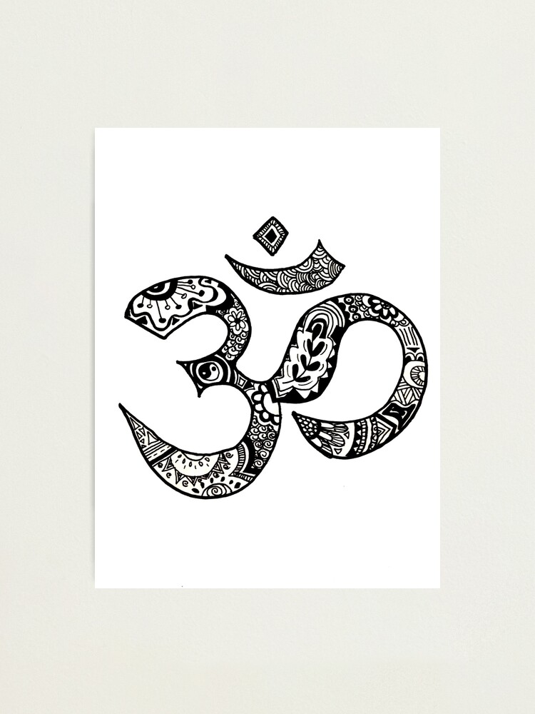 "Om Sign" Photographic Print by alexavec | Redbubble