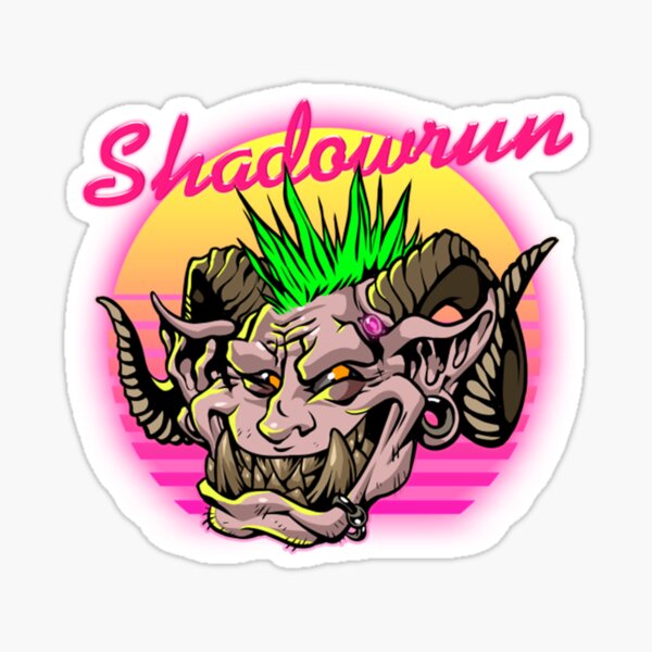 "Shadowrun T-ShirtTroll Face " Sticker by TorreAleck | Redbubble