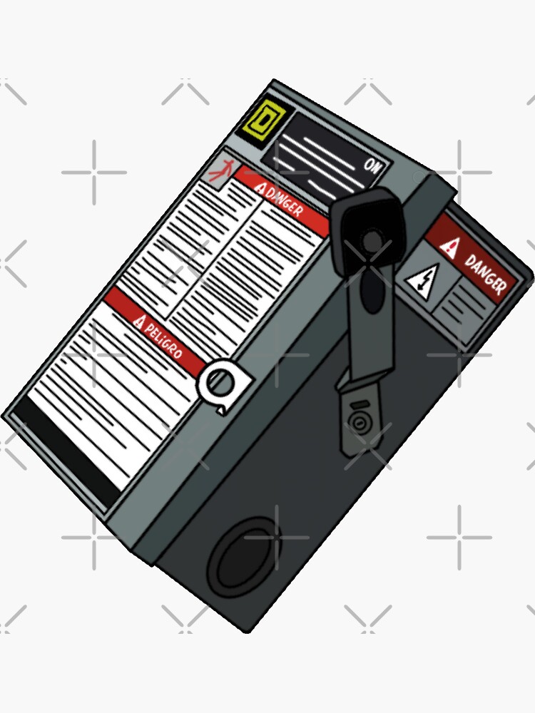 "Electrical Box" Sticker by 863ArtandDesign | Redbubble