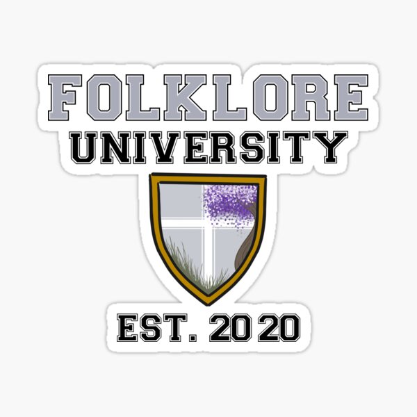 "Folklore University" Sticker by annikaharmonica | Redbubble