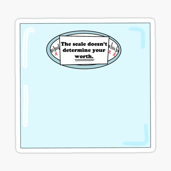 "eating disorder awareness" Sticker by Luckeye | Redbubble