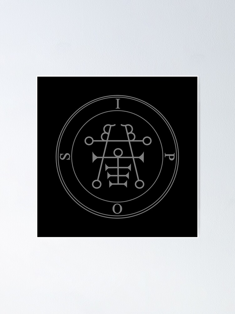 "Ipos - Goetia (grey)" Poster by Shadow-Kingdom | Redbubble