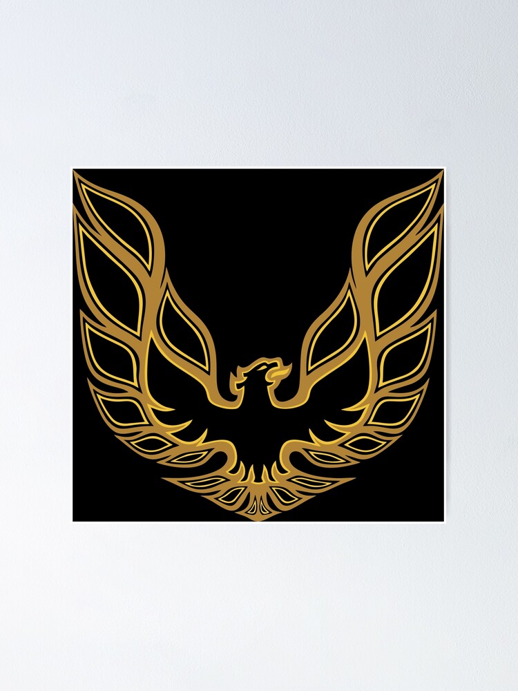 "CLASSIC GOLD FIREBIRD GTO TRANS AM DECAL" Poster for Sale by ...
