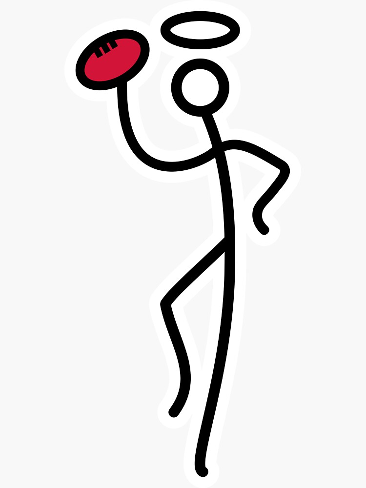 "St Kilda Stick Saint" Sticker for Sale by AlLove66 | Redbubble