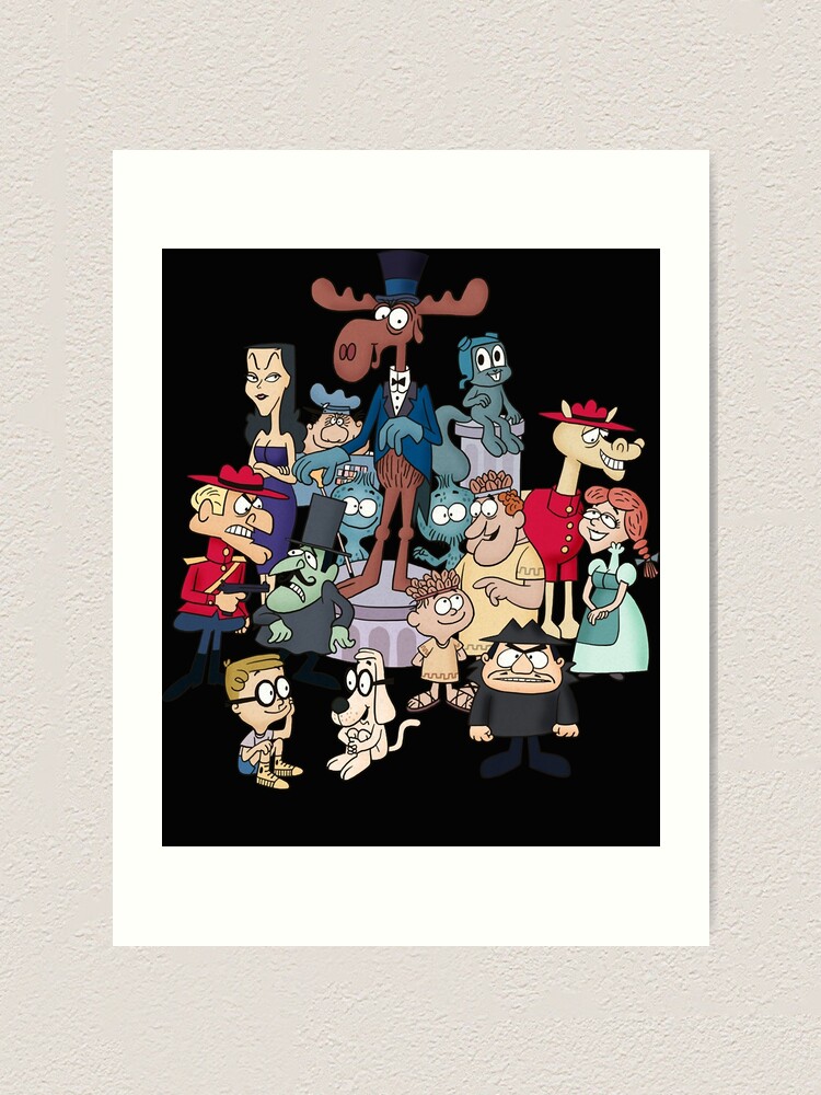 "Tribute to Jay Ward Cartoons Rocky, Bullwinkle, and Friends Classic T ...