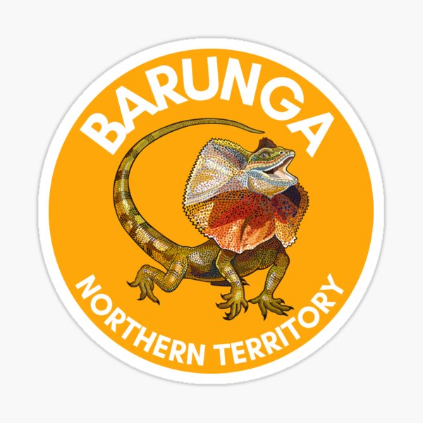 "Barunga" Sticker by BaronPhil | Redbubble