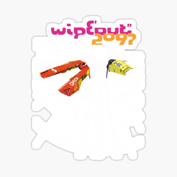"Wipeout 2097 - Game Cover Essential T-Shirt.png" Sticker for Sale by ...