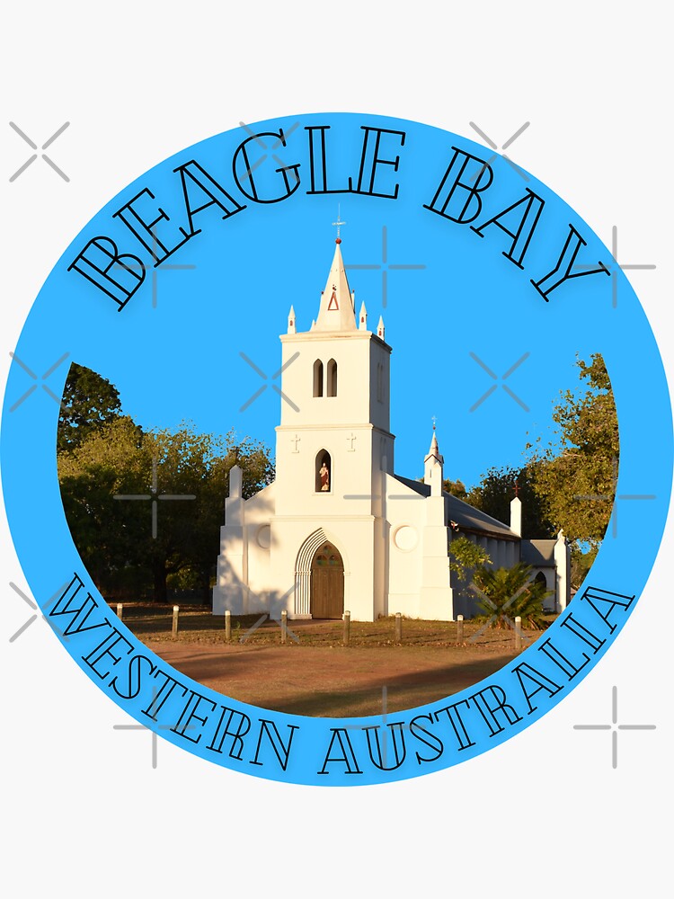 "Beagle Bay I" Sticker for Sale by BaronPhil | Redbubble